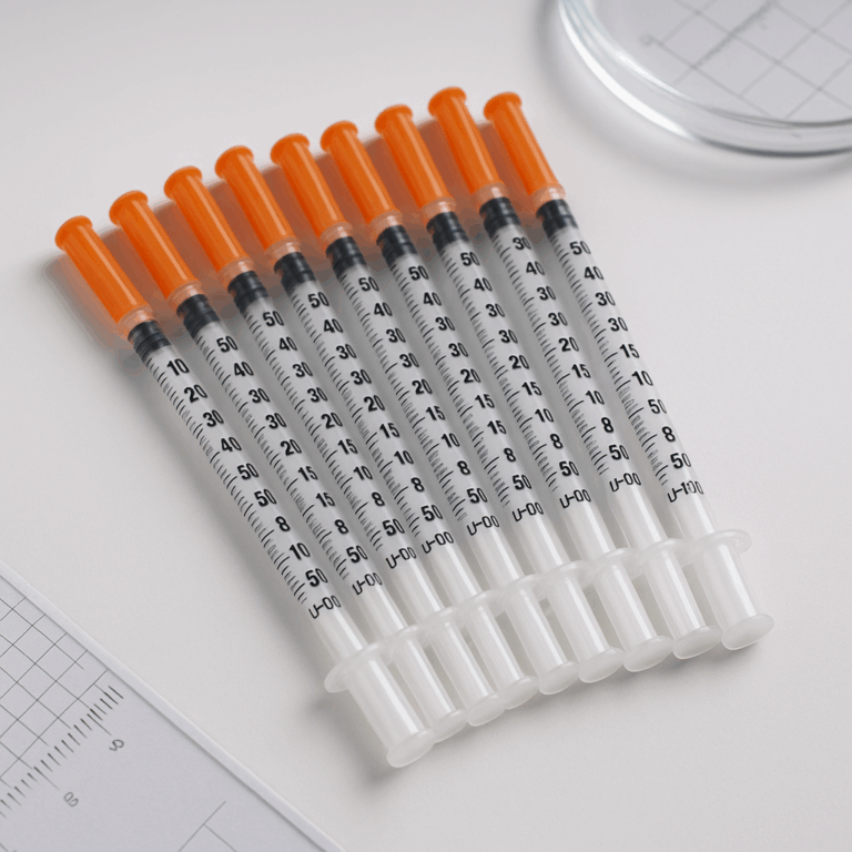 Insulin Syringes - 10 Pack | Alpha Omega Peptide
