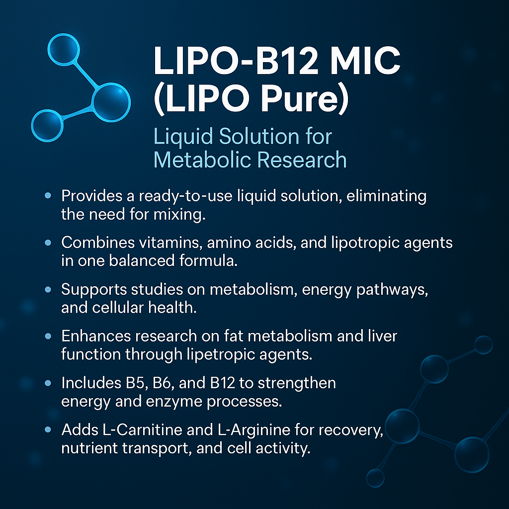 Lipo Pure (MIC-B12) | Alpha Omega Peptide